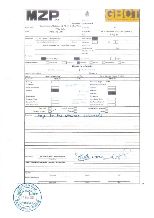Approvals & References - Zirantec